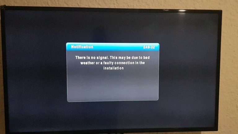 Troubleshooting DStv No Signal Found (E48-32) Error: Step-by-Step ...